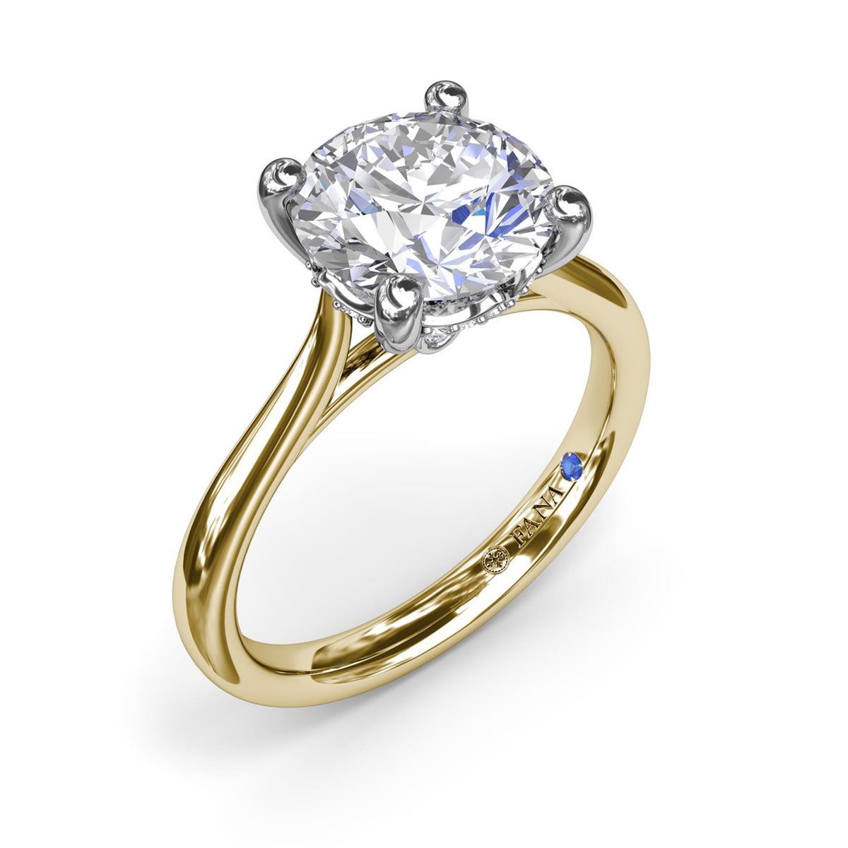 Solitaire Engagement Mounting – Elebash Jewelers